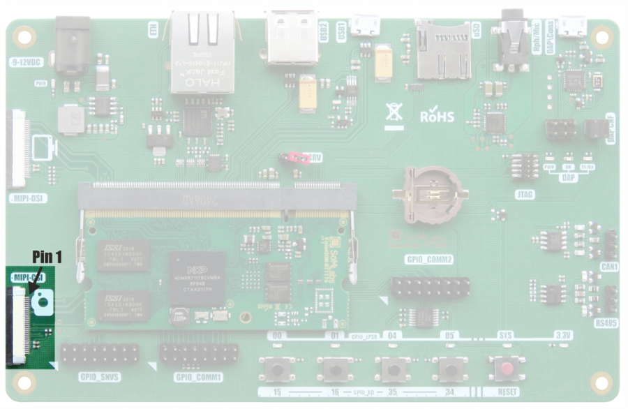 VisionCB-RT1176-STD v.1.2 Datasheet and Pinout - SomLabs Wiki