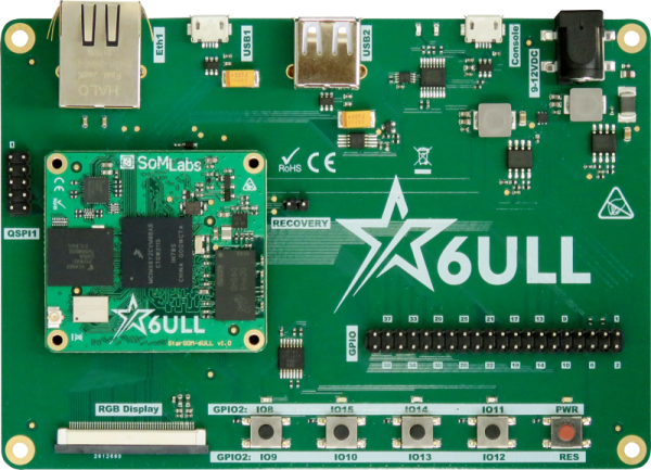 StarCB-6ULL-STD Datasheet and Pinout - SomLabs Wiki