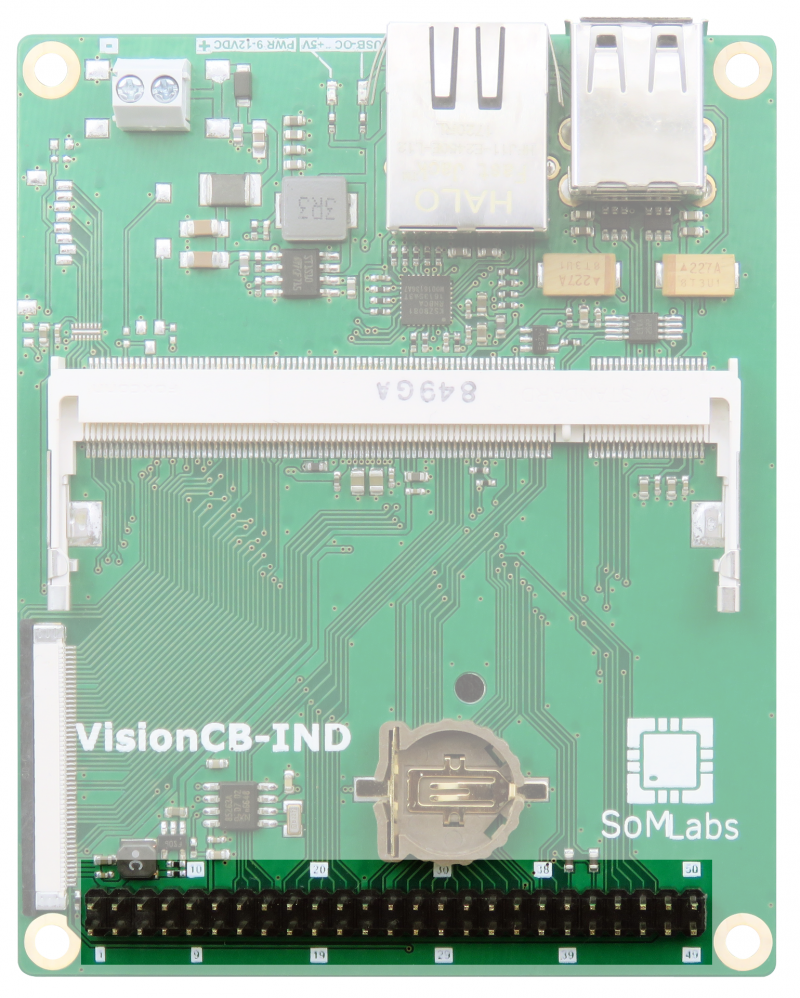 VisionCB-IND Datasheet and Pinout - SomLabs Wiki