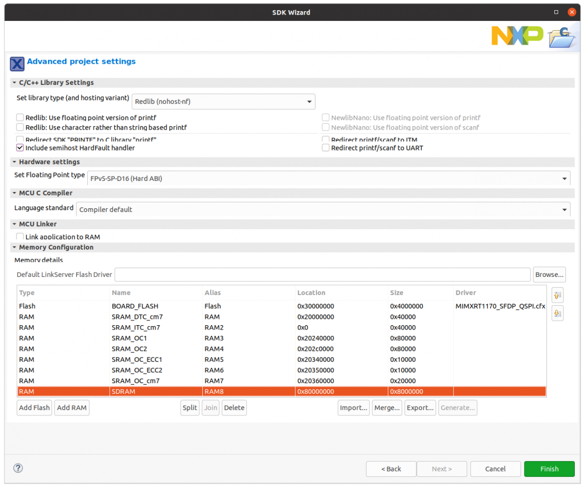 How to create and run the first FreeRTOS application on the VisionSOM-RT1176 - SomLabs Wiki